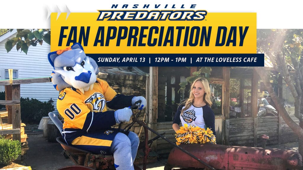 Loveless Cafe Nashville Predators Fan Appreciation Day - The Loveless Cafe
